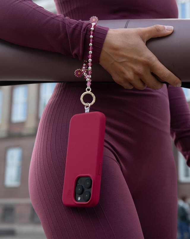 Phone Wristlet Strap Cranberry Bloom - Elgiganten