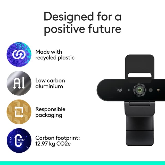 Logitech Brio webkamera (sort) - Elkjøp