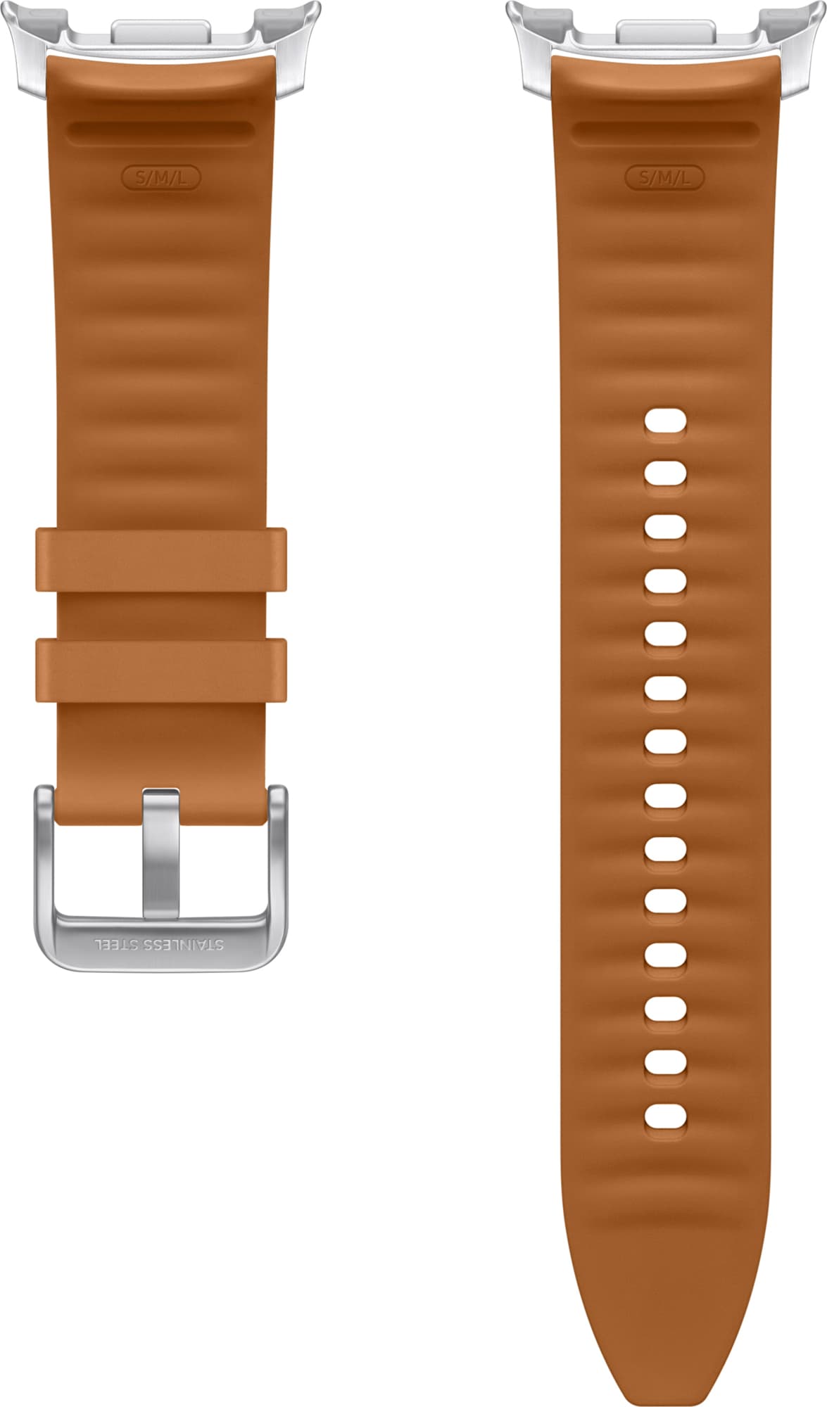 Samsung Galaxy Watch8 / Watch8 Classic Hybrid klokkereim S/M/L (camel ...