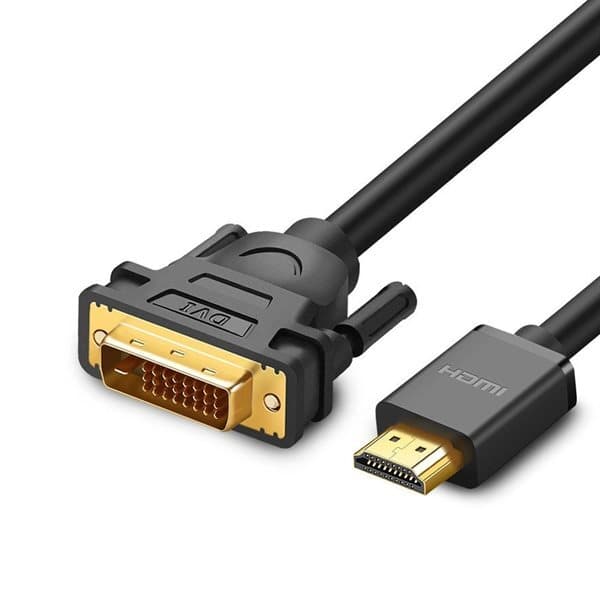 Ugreen DVI-adapter 24+1 pin hann til HDMI Hann FHD 60 Hz 1,5 m - Elkjøp ...