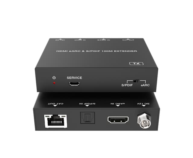NÖRDIC HDMI eARC SPDIF lydforlenger over CAT6-kabel 100 m - Elkjøp