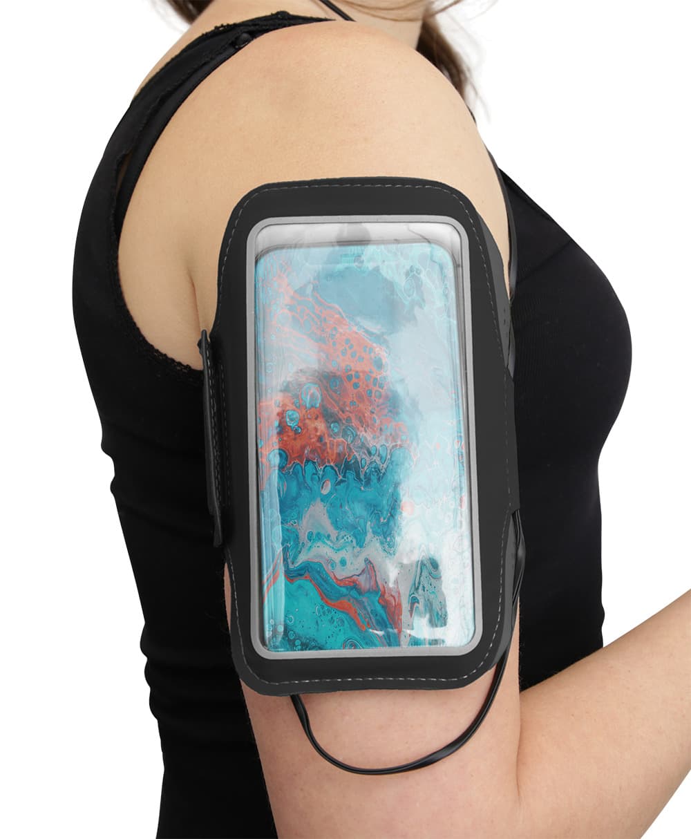 Sport armband reflective fits up to most 6.5