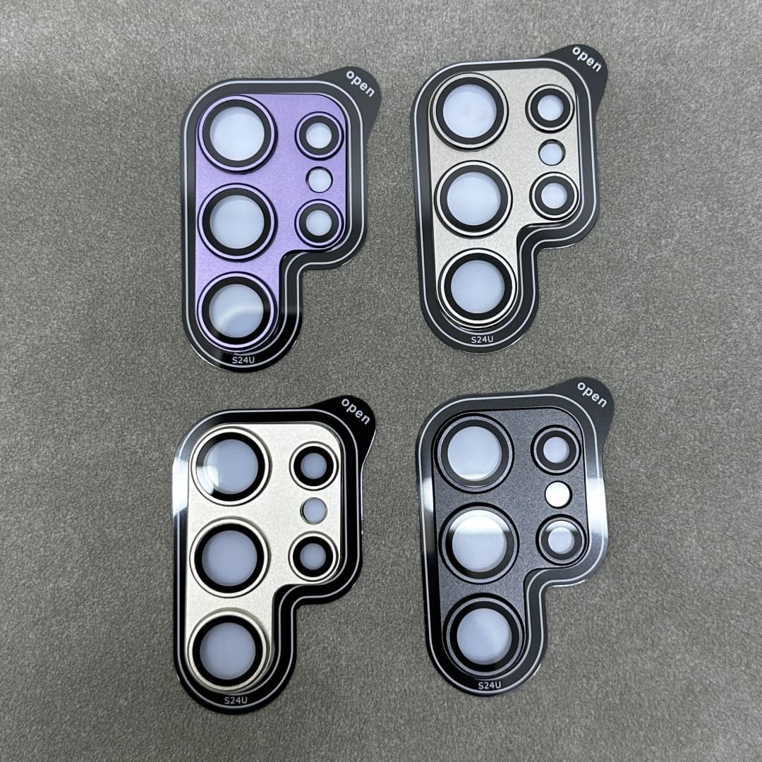 Kameralinsedeksel til Samsung 24 Ultra Sort Samsung Galaxy S24 Plus ...