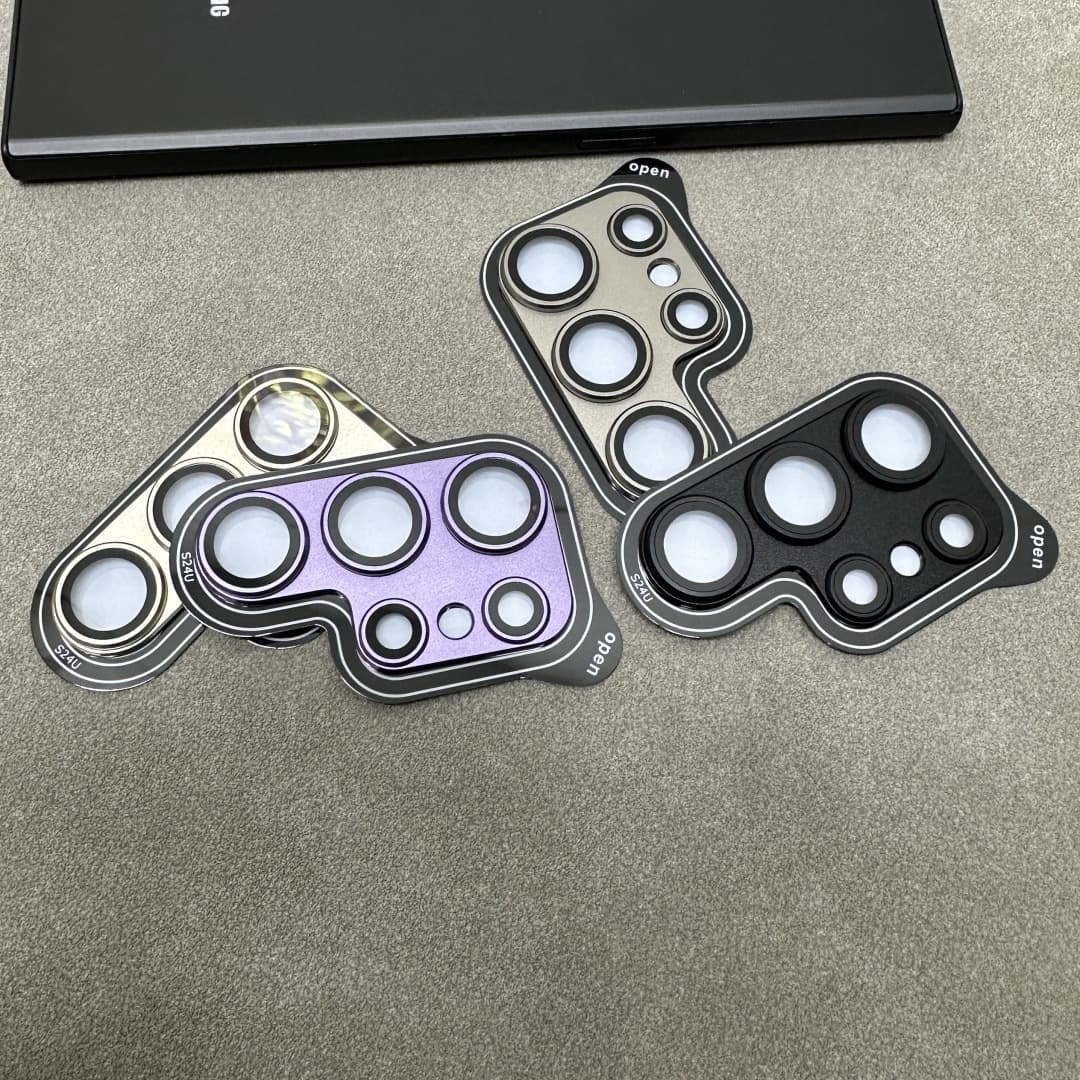 Kameralinsedeksel til Samsung 24 Ultra Sort Samsung Galaxy S24 Plus ...