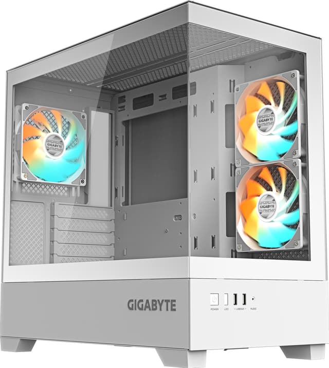 Gigabyte C210 Panoramic PC-kotelo (Ice) - Gigantti verkkokauppa