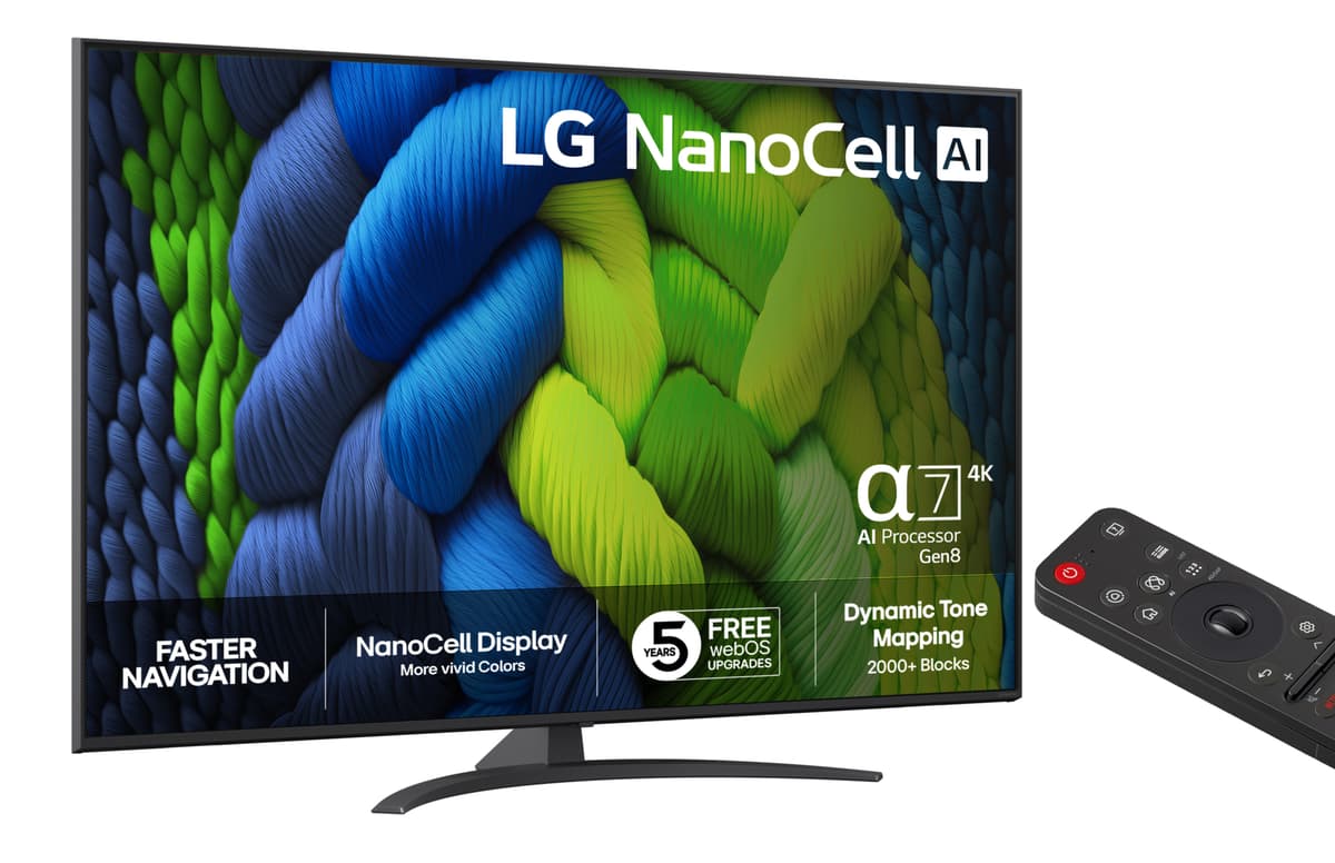 LG 55" NANO 82 4K NanoCell TV (2025) - Elgiganten