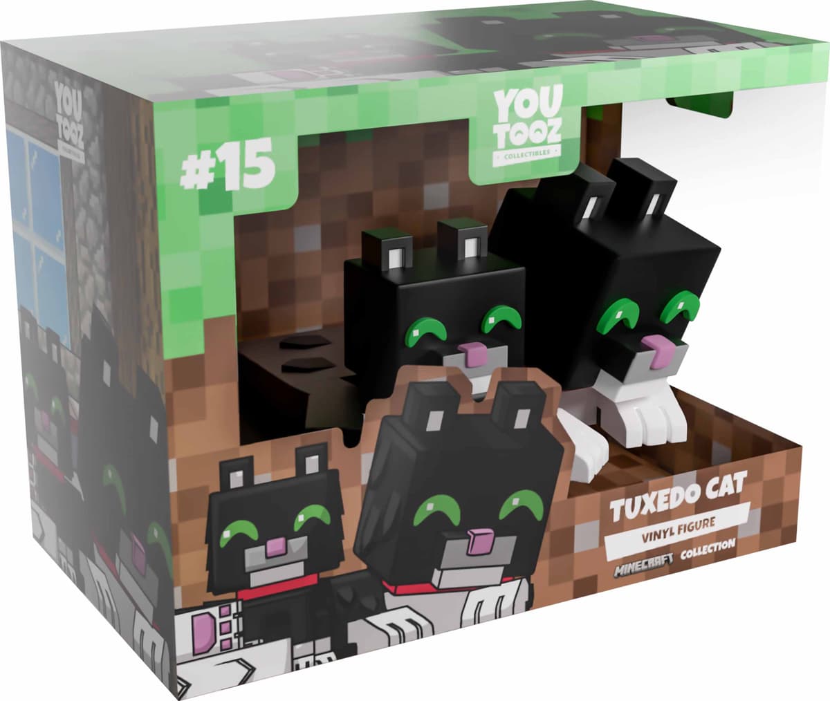 YouTooz Minecraft actionfigur (Tuxedo Cat) - Elgiganten