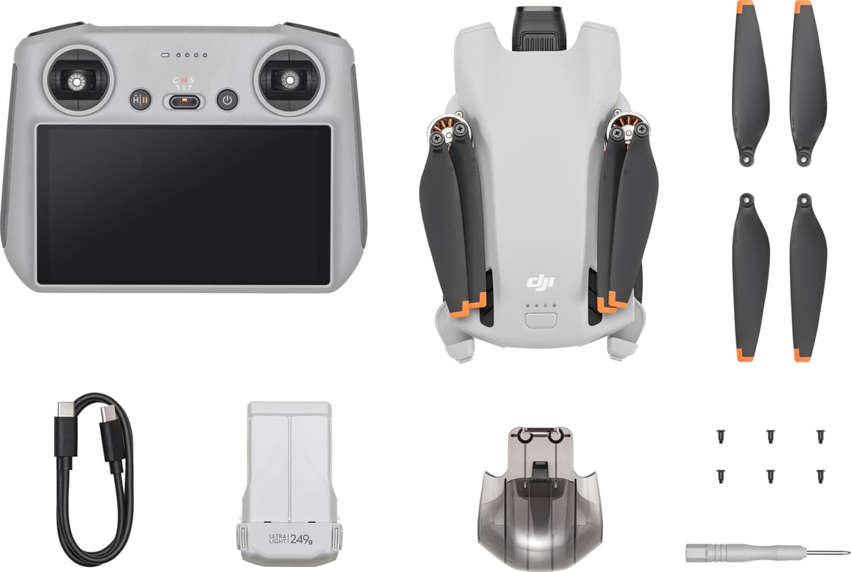 DJI Mini 3 drone + remote control - Elkjøp