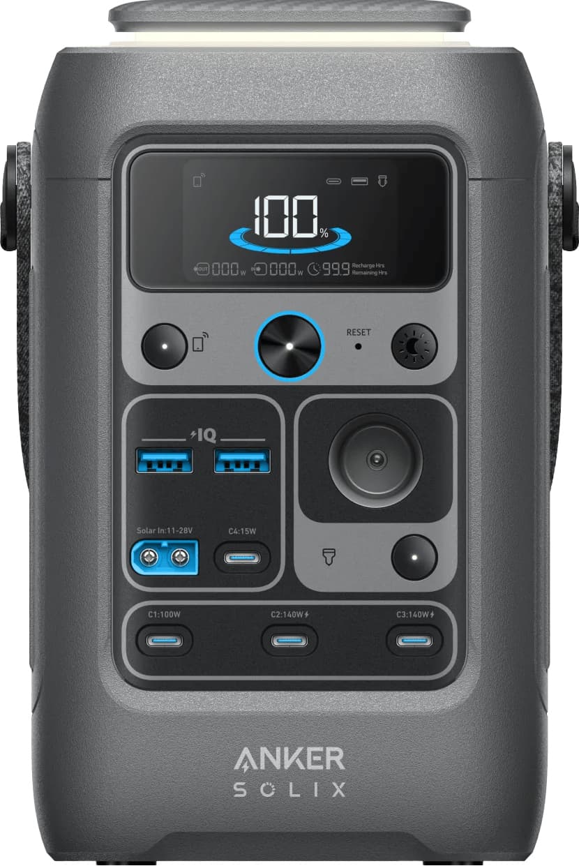 Anker Solix C300x DC bärbar kraftstation + solpanel 60 W - Elgiganten ...