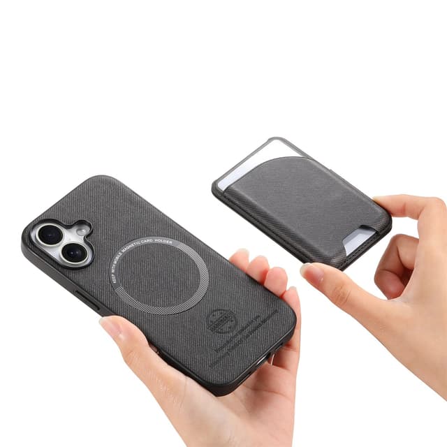 Samsungs S23 Ultra Fodral med Kortfack och Ställfunktion - Svart TPU+P ...