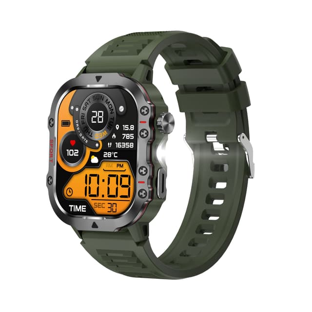 G21 Smartwatch: Din hälso- och fitnesskompis Grön - Elgiganten - Elgiganten