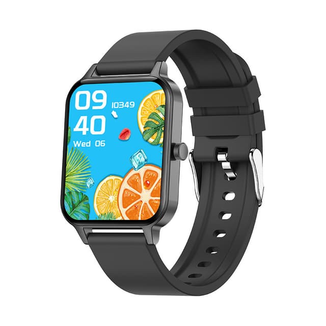 Bluetooth-opkalds-smartwatch med sundhedsovervågning Sort | Elgiganten