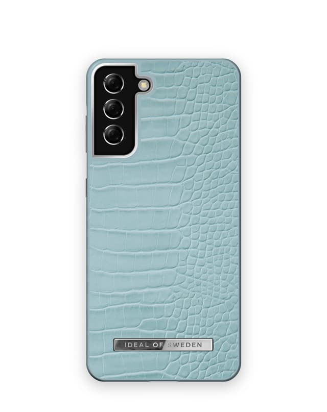 Atelier Case Galaxy S21 Plus Soft Blue Croco - Elgiganten
