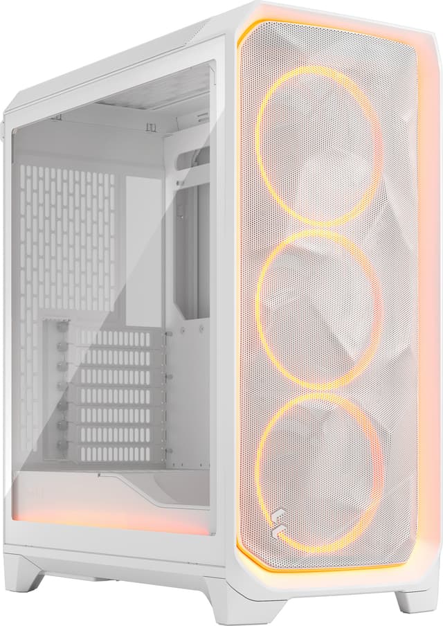Fractal Design Meshify 3 Ambience Pro RGB PC kabinet (hvid) | Elgiganten