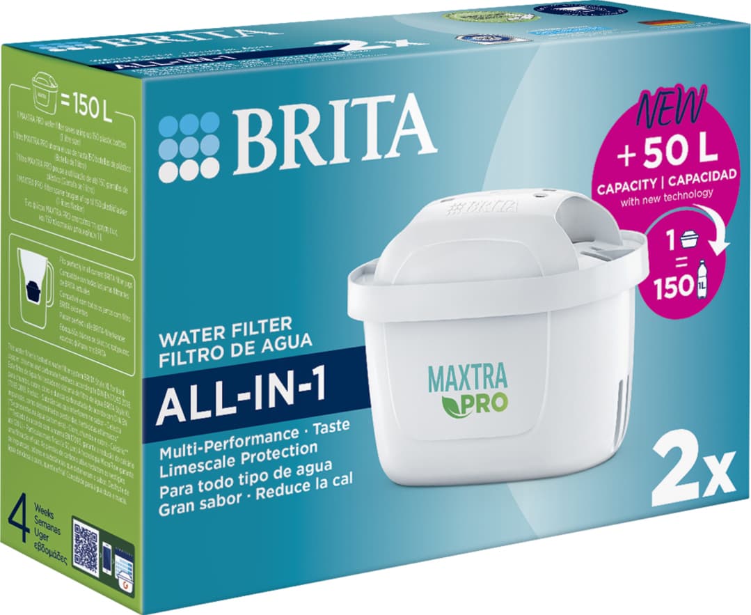 Brita alt-i-1 vannfilter 1050807 (hvit) - Elkjøp | Elkjøp