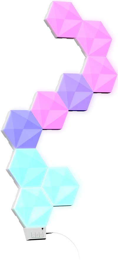Trust Vybz Hexagon RGB LED valopaneeli aloituspakkaus (9 kpl) - Gigantti