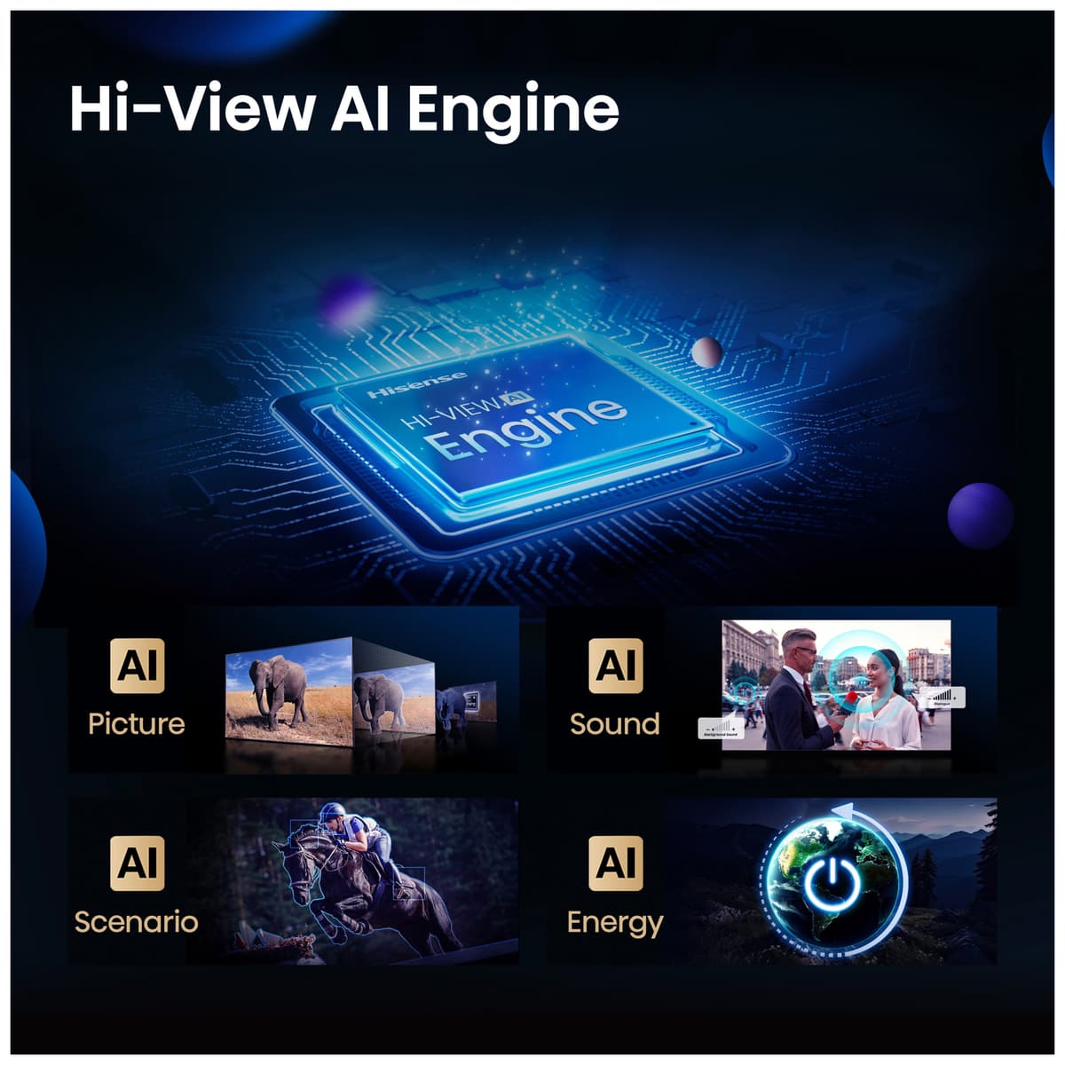 Hisense 65" E8Q 4K Mini-LED Smart-TV (2025) - Elkjøp | Elkjøp