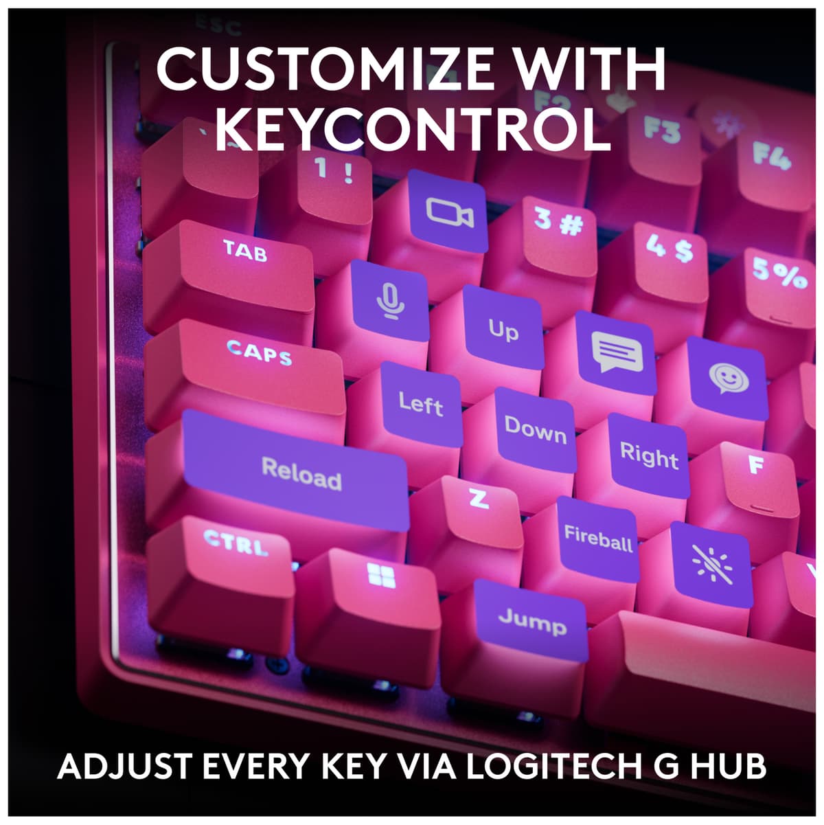 Logitech G - Pro X TKL Rapid Trigger gamingtastatur (magenta) - Elkjøp ...