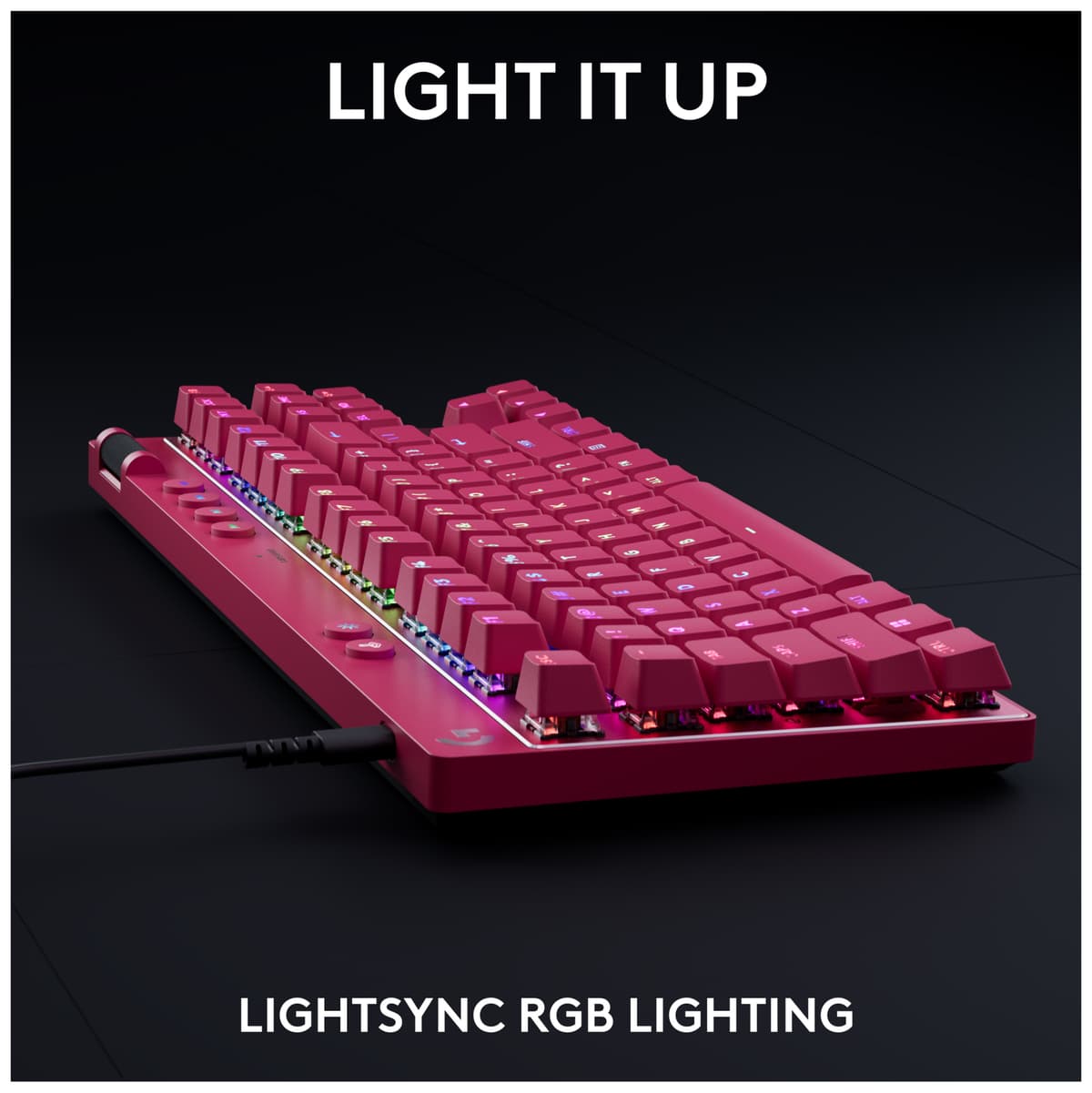 Logitech G - Pro X TKL Rapid Trigger gamingtastatur (magenta) - Elkjøp ...