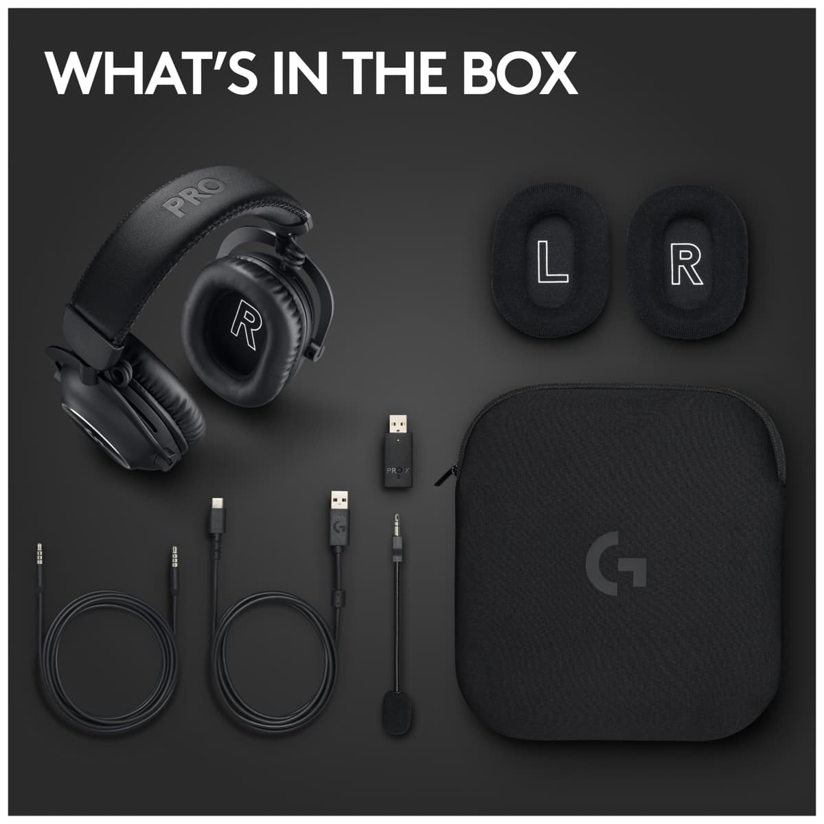 Logitech G Pro X 2 Lightspeed trådløst gaming headset (sort) - Elkjøp