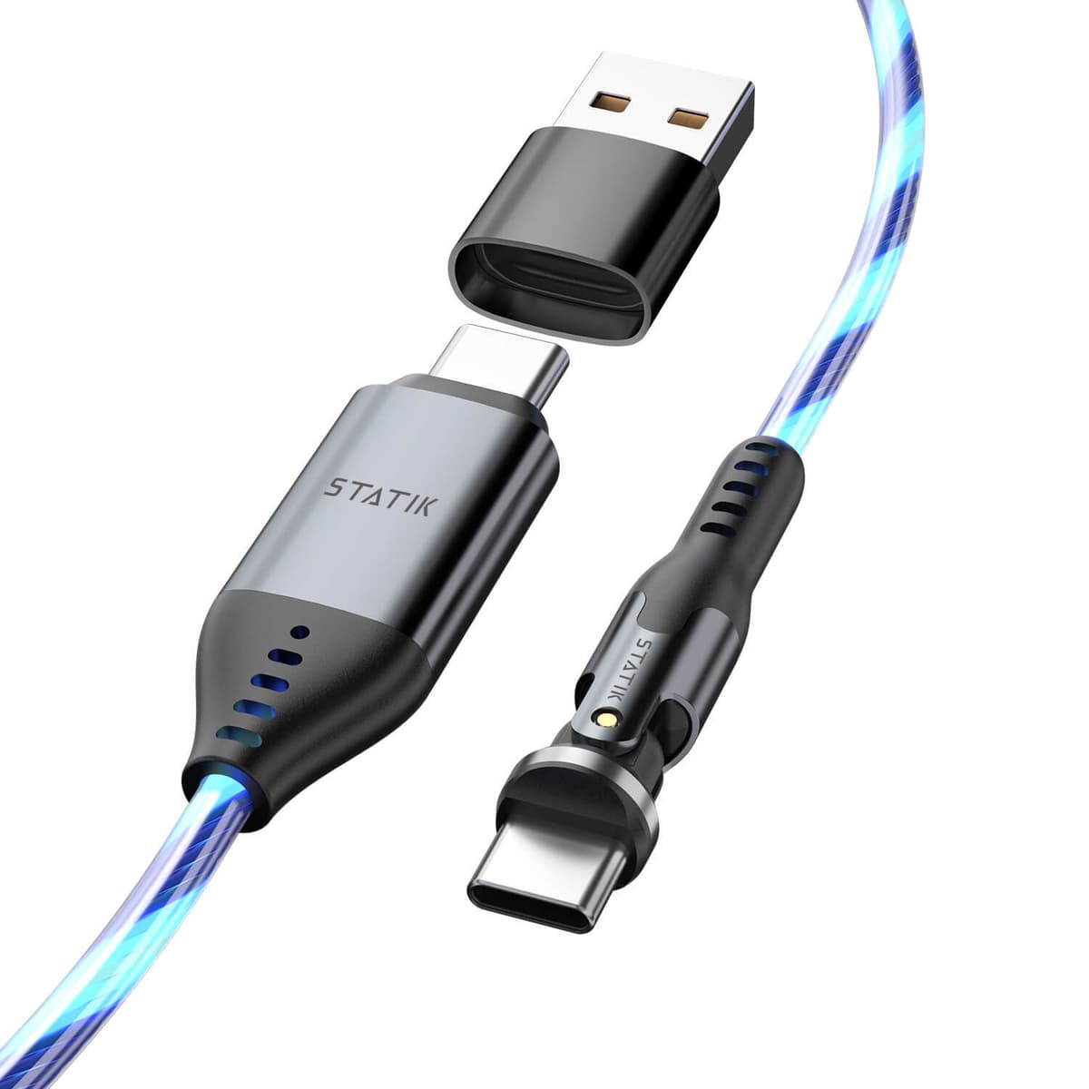 Kabel PowerPivot Pro Glowing LED USB-C Til USB-C 1m - Elkjøp