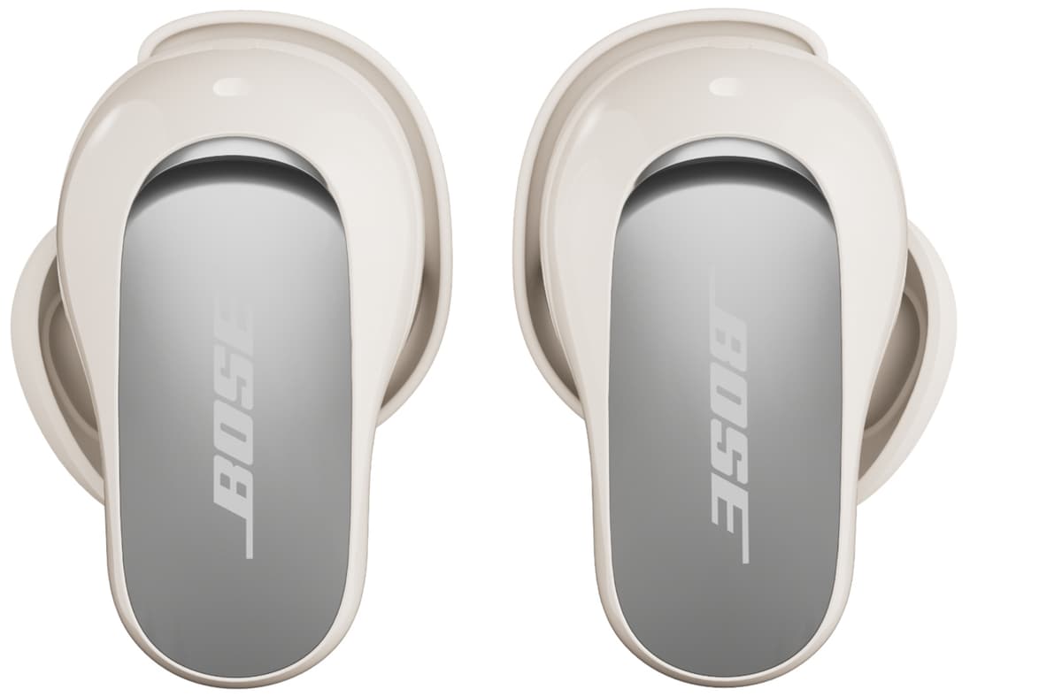 Bose QuietComfort Ultra Gen 2 trådlösa in-ear-hörlurar (vita) - Elgiganten