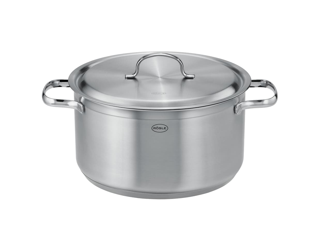 Rösle PureElements Cookware set w lid 7 parts Steel - Elkjøp