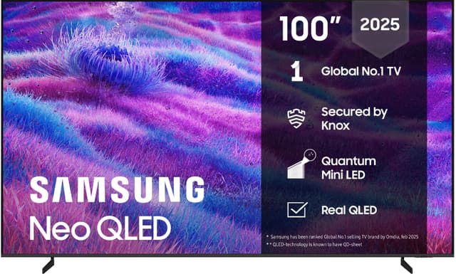 Samsung 100" QN80F 4K MiniLED Smart TV (2025) - Elgiganten - Elgiganten