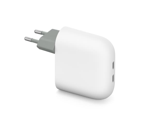 Google 67W dobbelt port strømadapter | Elgiganten | Elgiganten