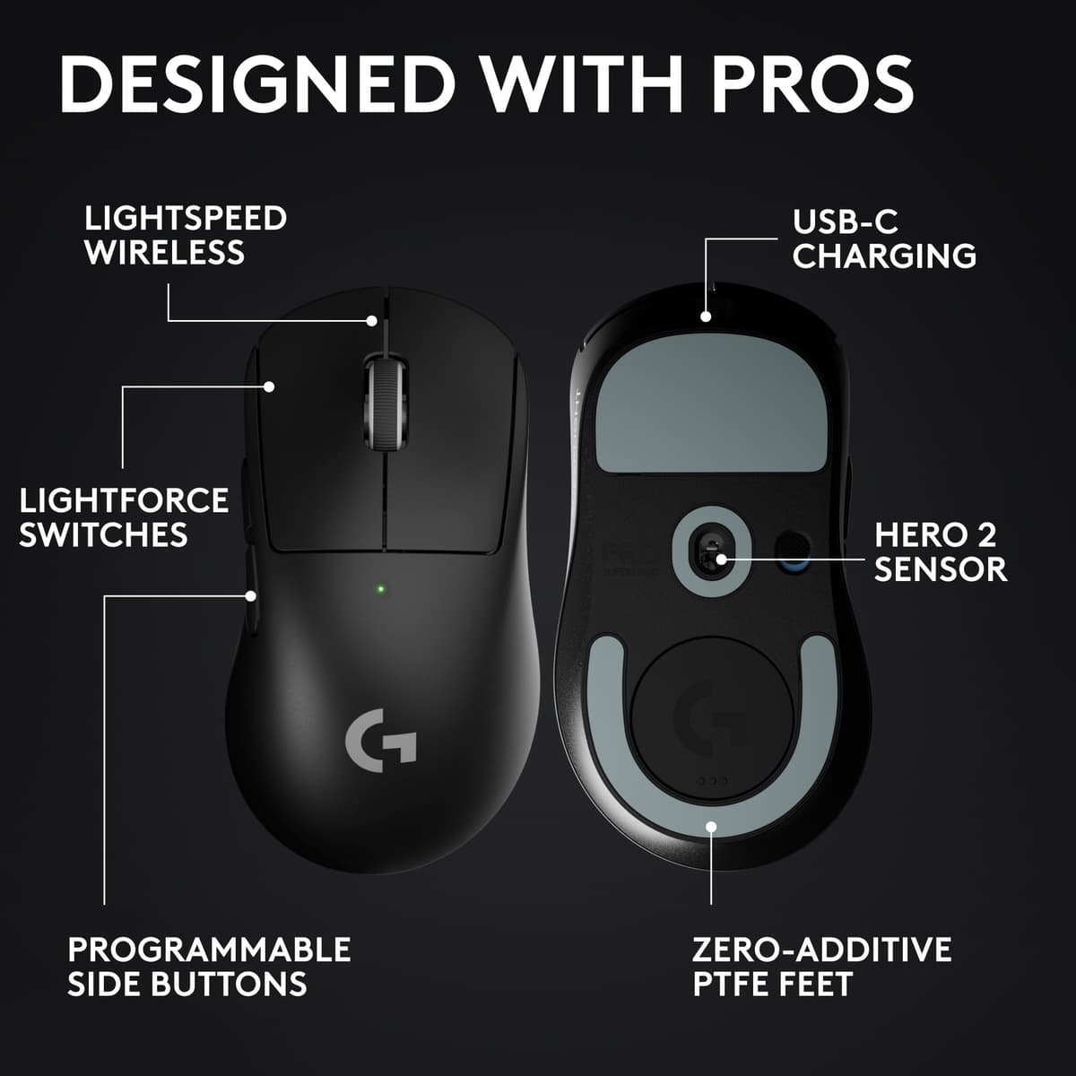 Logitech G Pro X Superlight 2 DEX pelihiiri - Gigantti verkkokauppa