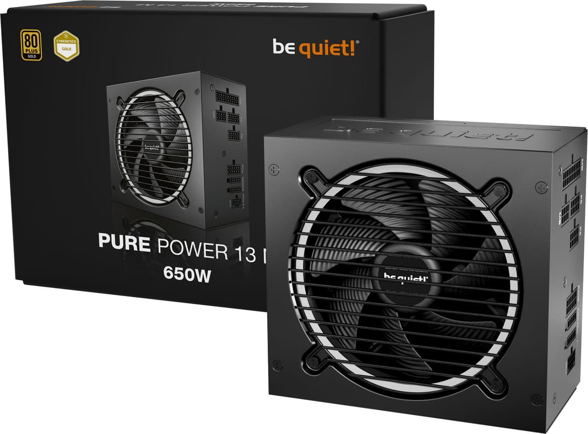 be quiet! Pure Power 13M 650W strømforsyning - Elkjøp | Elkjøp