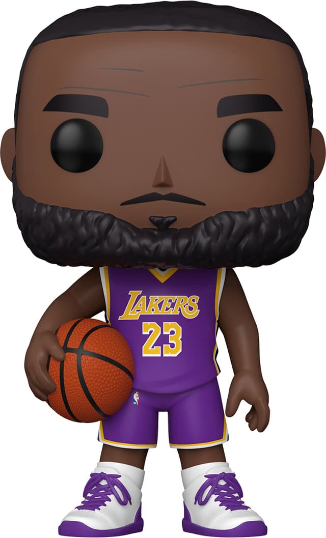 Funko POP NBA Lakers actionfigur (LeBron James Purple J) - Elkjøp