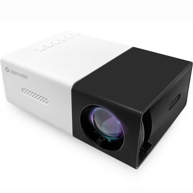 Denver Mini Projector with HDMI, USB-C and MicroSD card reader ...
