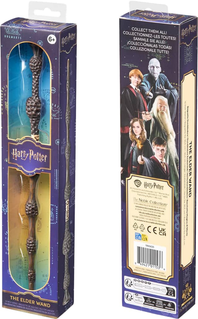 Noble Collection Harry Potter trollstav (Fläderstaven) - Elgiganten