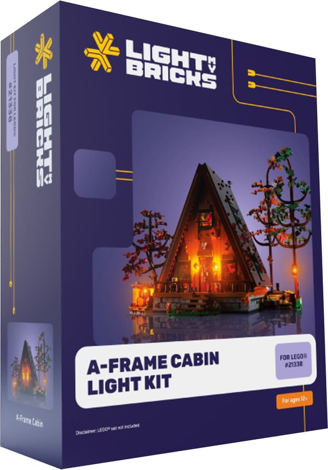 Light My Bricks™ A-frame Cabin valosarja - Gigantti verkkokauppa