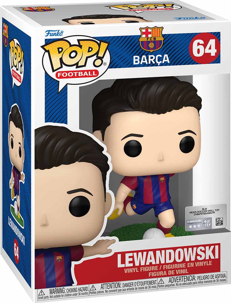 Funko Football Club Barcelona actionfigur (Levandowski) - Elkjøp
