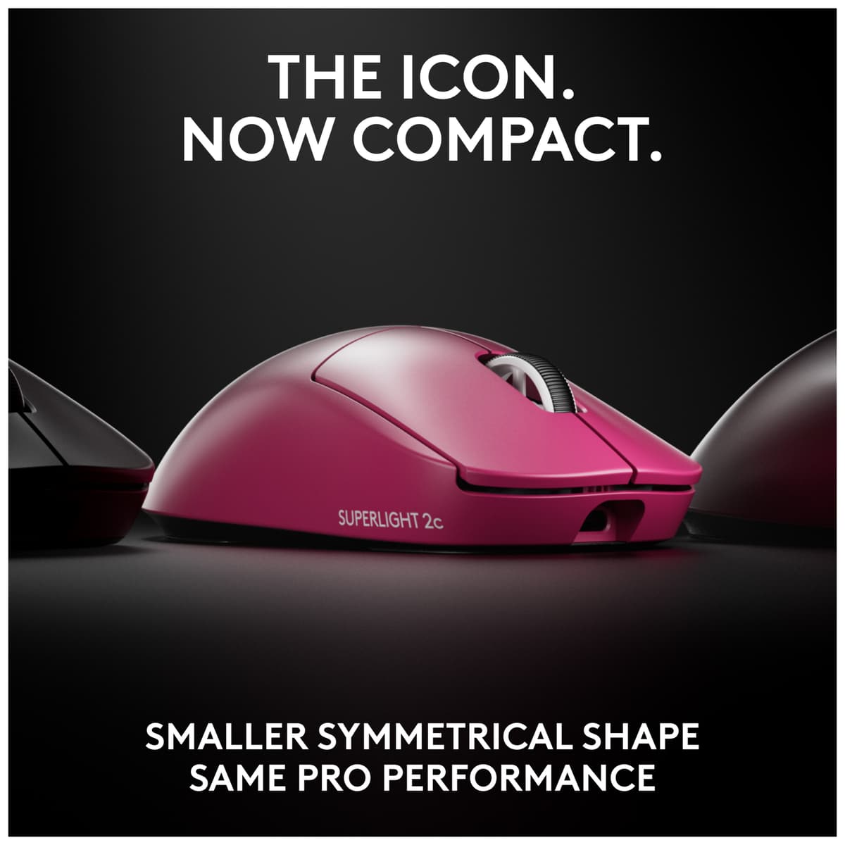 Logitech G Pro Superlight 2 Compact trådløs mus (magenta) - Elkjøp | Elkjøp
