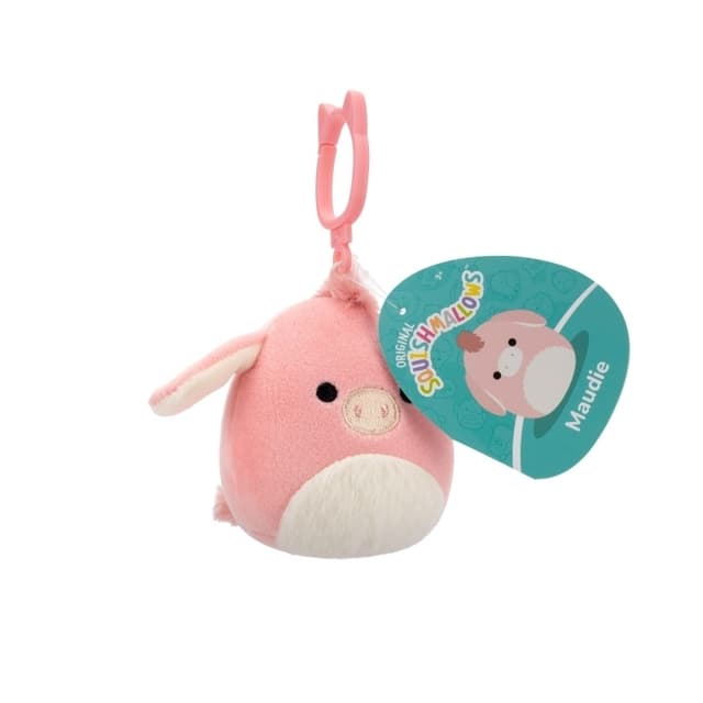 Squishmallows 9 cm P22 Clip On - Maudie Pink Donkey | Elgiganten