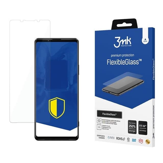 3MK Xperia 1 III 5G Hybrid Okrossbart Glas FlexibleGlass - Elgiganten