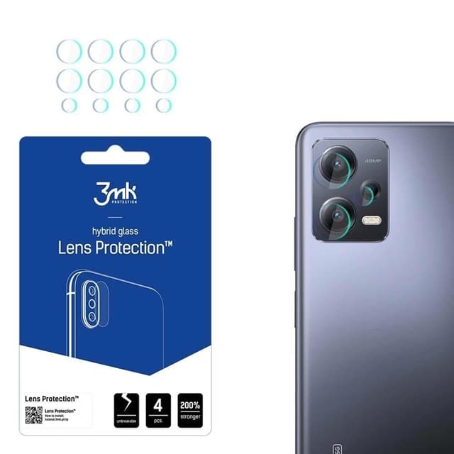 3MK Xiaomi Redmi Note 12 Pro 7H kameralinsedæksel | Elgiganten