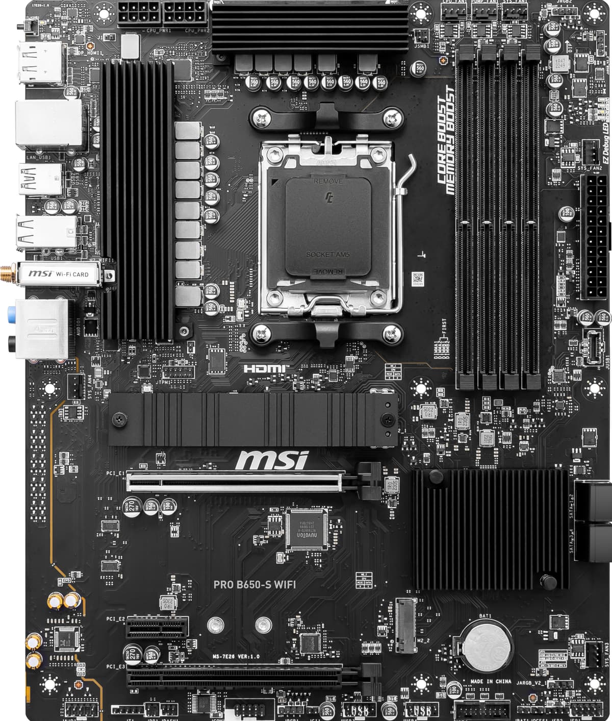 MSI PRO B650-S WIFI moderkort - Elgiganten - Elgiganten
