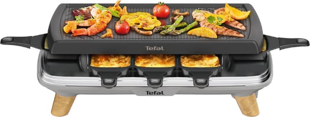 Tefal Gourmet Nordic Spirit raclette RE610D12 (grå) - Elkjøp | Elkjøp