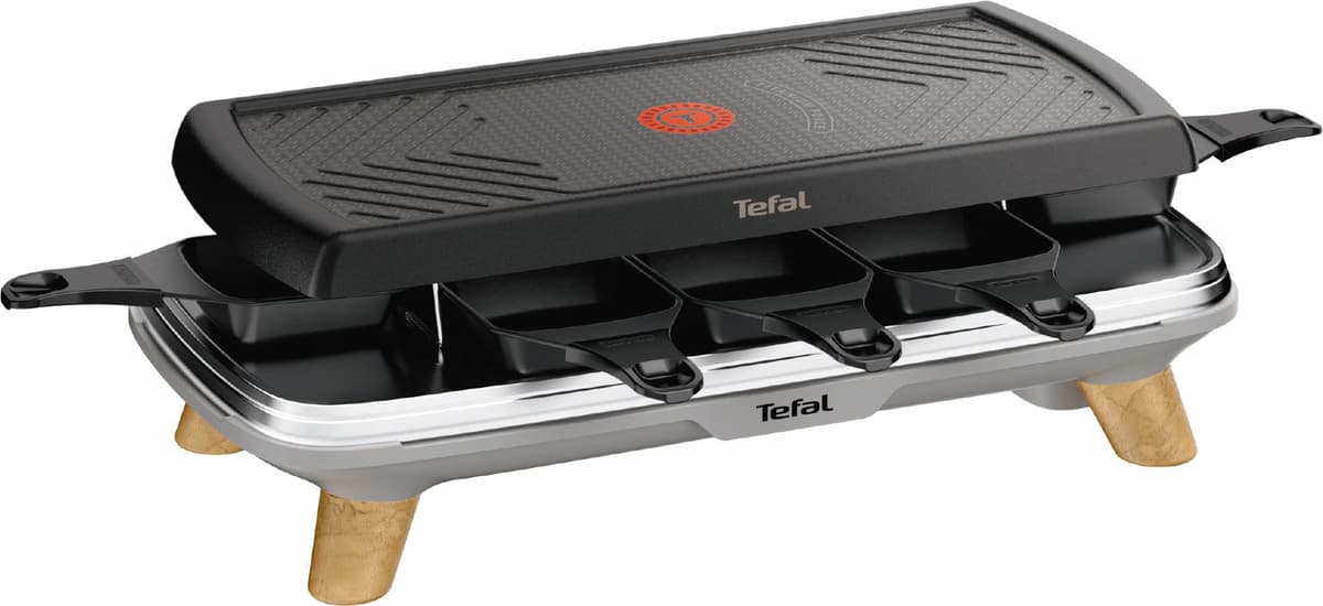 Tefal Gourmet Nordic Spirit raclette RE610D12 (grå) - Elkjøp