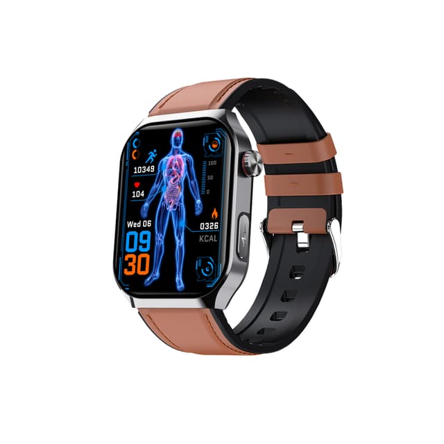 F700 Smartwatch: Avanceret sundhedsovervågning og fitness Brun | Elgiganten