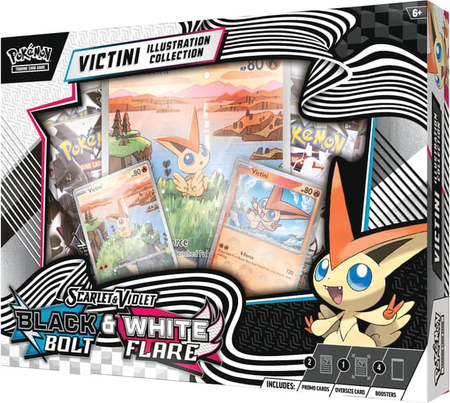 Pokémon SV10.5 Scarlet och Violet: Black Bolt & White Unova Victini ...