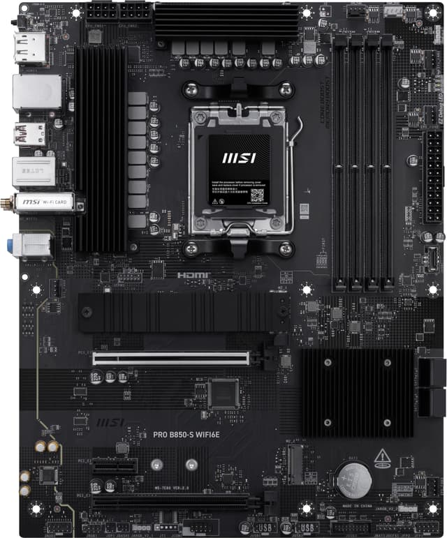 MSI PRO B850-S WIFI6E bundkort | Elgiganten
