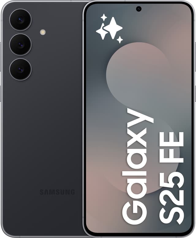 Samsung Galaxy S25 FE 5G smartphone 8/128GB (Jet black) | Elgiganten | Elgiganten