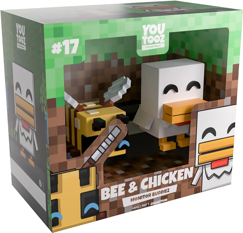 YouTooz Minecraft actionfigur (Bee & Chicken) - Elkjøp