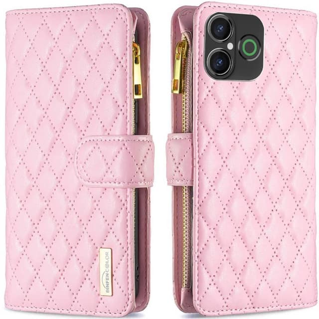 Rhombus mobilcover 9-kort Doro Aurora A31 - Blush pink | Elgiganten ...