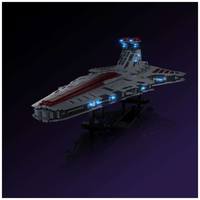 Light My Bricks™ UCS Venator-Class Republic attack cruiser lyssett ...